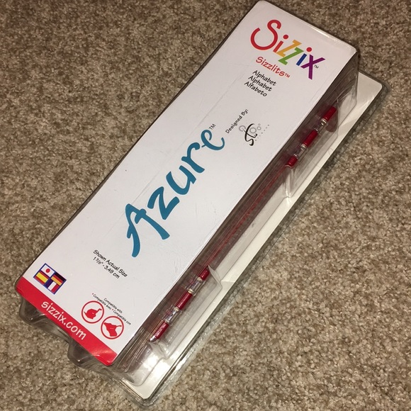 Sizzix | Office | New Sealed Sizzix Sizzlits Alphabet Set | Poshmark